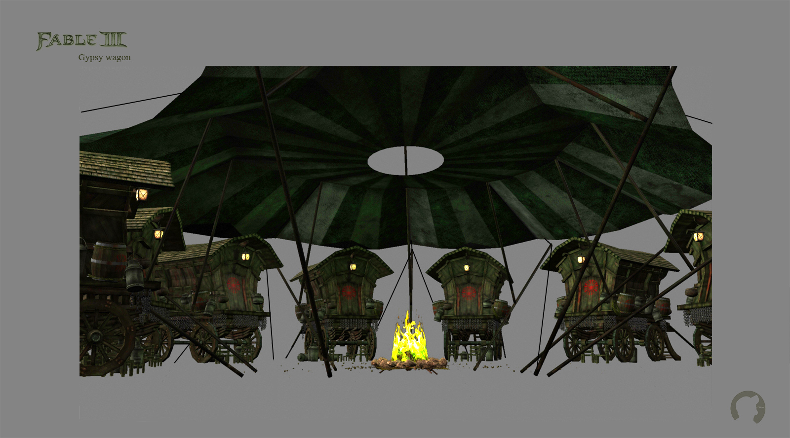 Diego Gonzalez Work in process: Fable III Gypsy Wagon