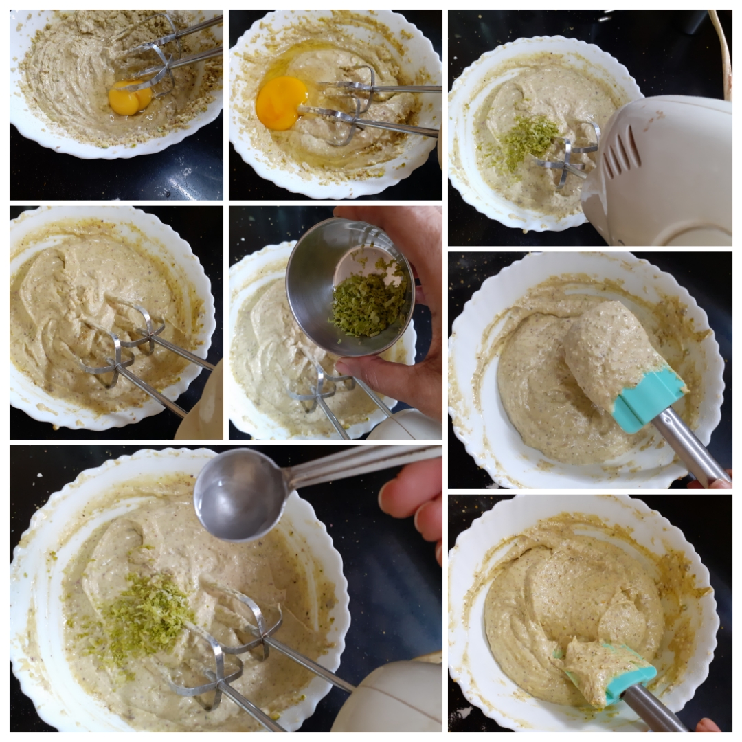 Rajjo's Kitchenn: PISTACHIO CAKE / PISTA CAKE WITH WHITE CHOCOLATE GLAZE