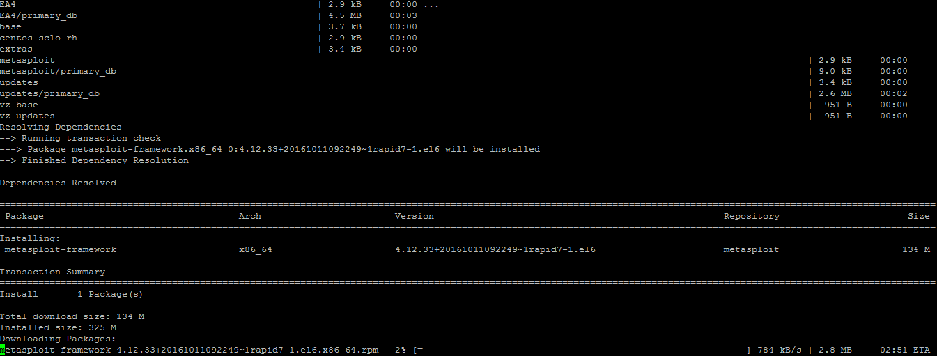Install Metasploit Framework di CentOS Linux Install Metasploit Framework di CentOS Linux