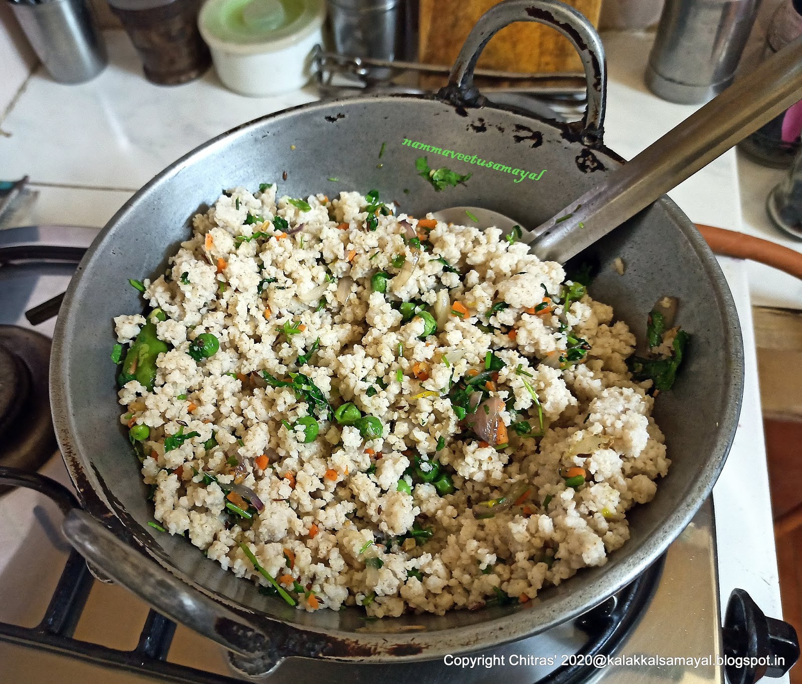 kalakkalsamayal: Barnyard-Millet-Fried-Rice