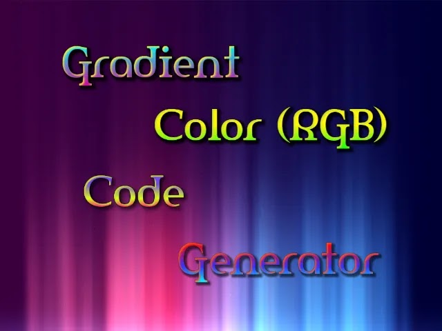 Create Online Gradient Color Gradient Color Code Generator Tools