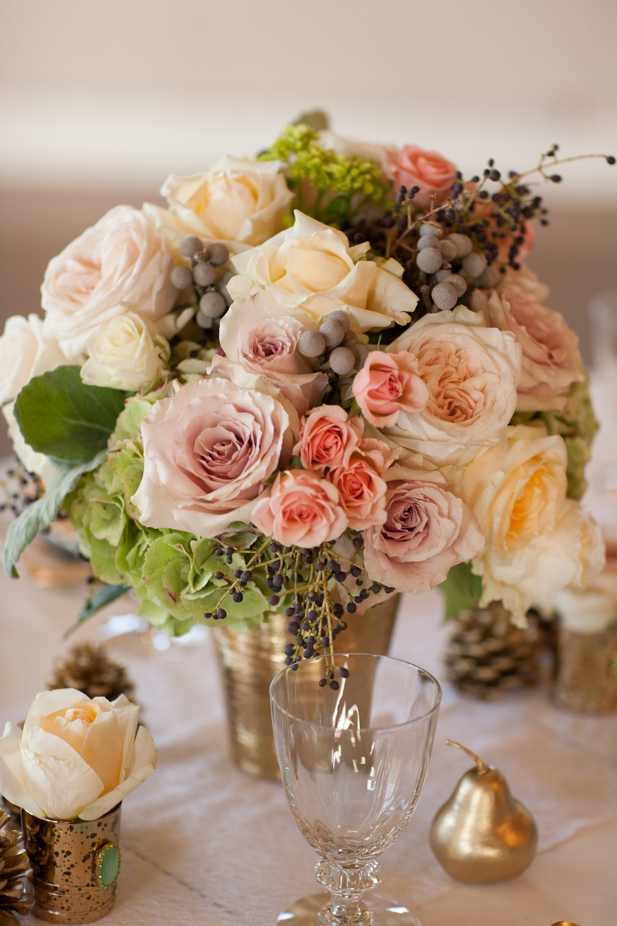 {Enchanted Mint and Gold . . . Part 2: Champagne & Table Decor ...