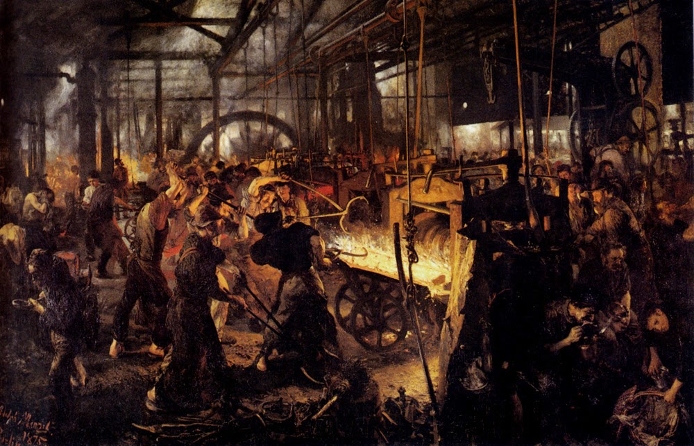 Paintings: Adolph von Menzel Paintings