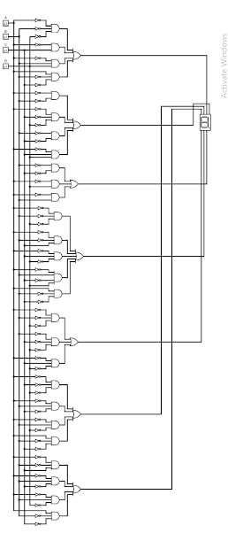 Design seven segment display circuit for given BCD number using Logisim ...