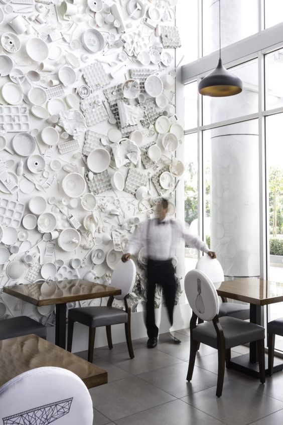 CASA TRÈS CHIC: INSPIRAÇÃO: PAREDES DE RESTAURANTES