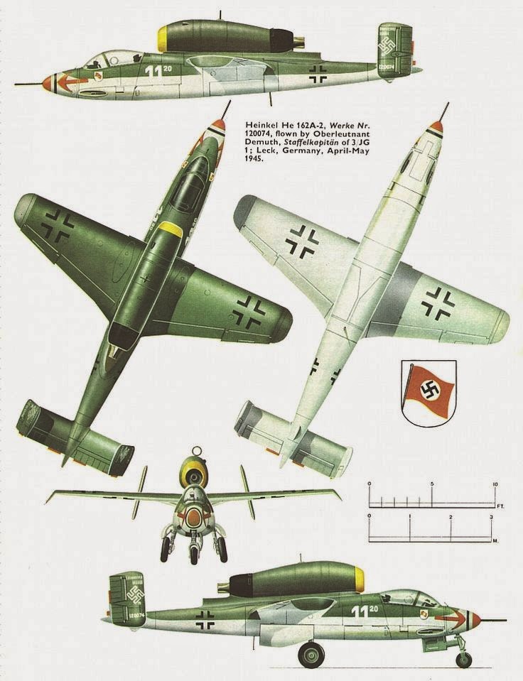 World War II in Pictures: He 162 Salamander Jet Fighter