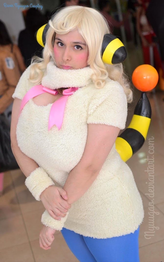 Raven Nyuugao ♔: Cosplay: Mareep Gijinka- Pokemon