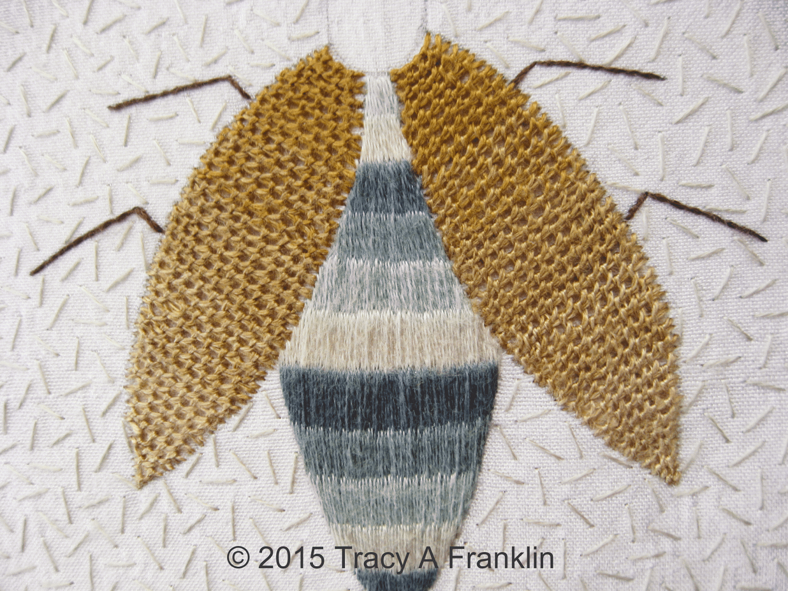 Tracy A Franklin - specialist embroiderer: 2015