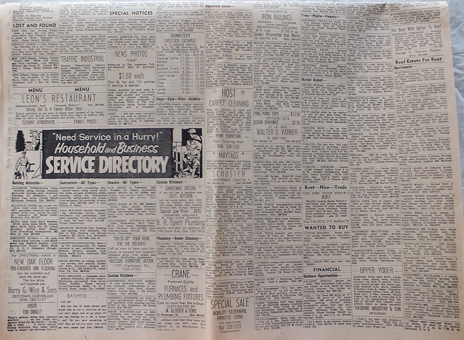 Vintage Johnstown: November 23, 1963: JFK ASSASSINATED