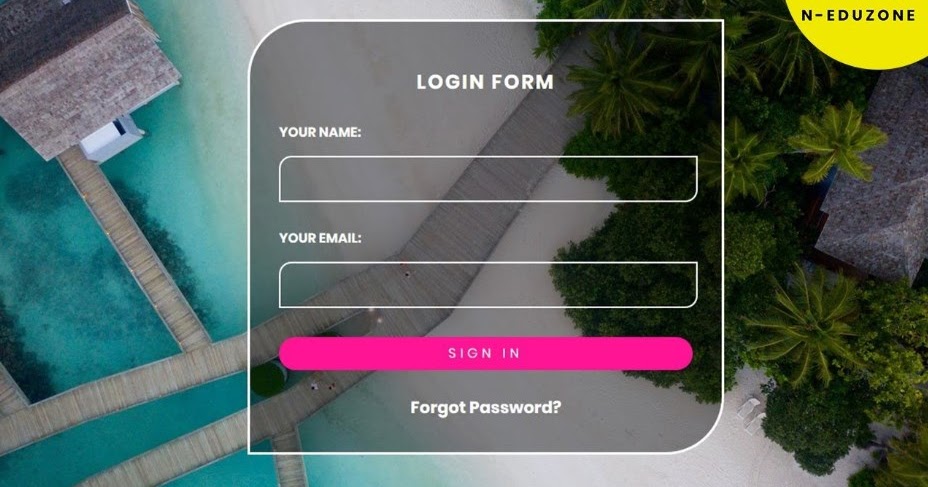 Transparent Login Form HTML CSS ( Leafy Border ) Transparent Login Form HTML CSS ( Leafy Border )