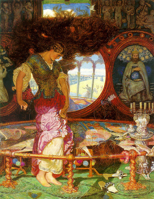 Pre Raphaelite Art: William Holman Hunt - The Lady of Shalott