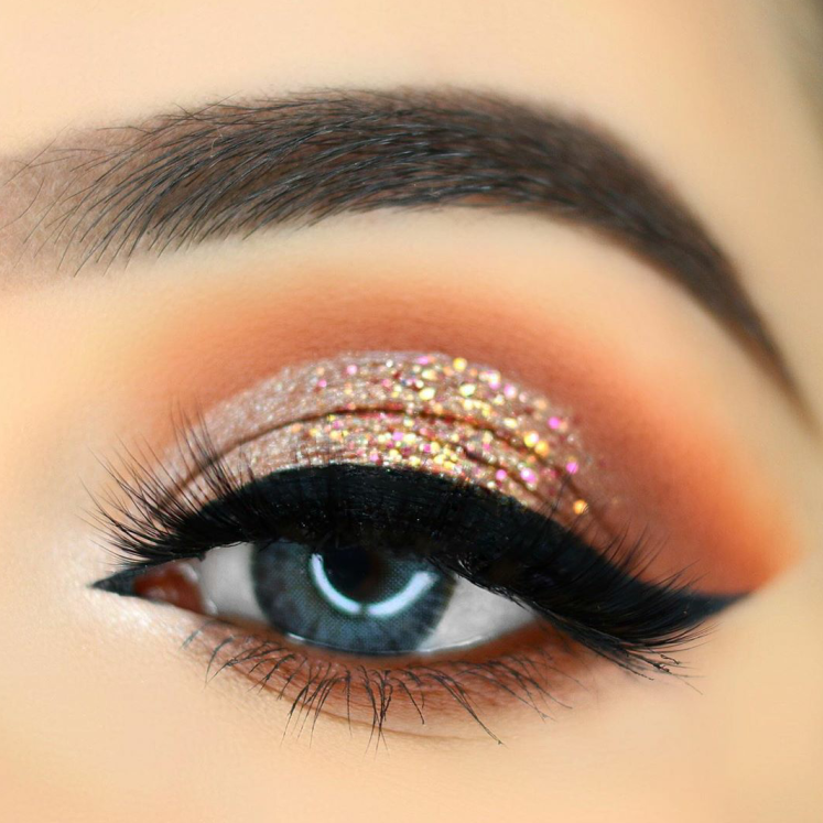 Stunning Glitter Eye Makeup Tutorial Step by Step