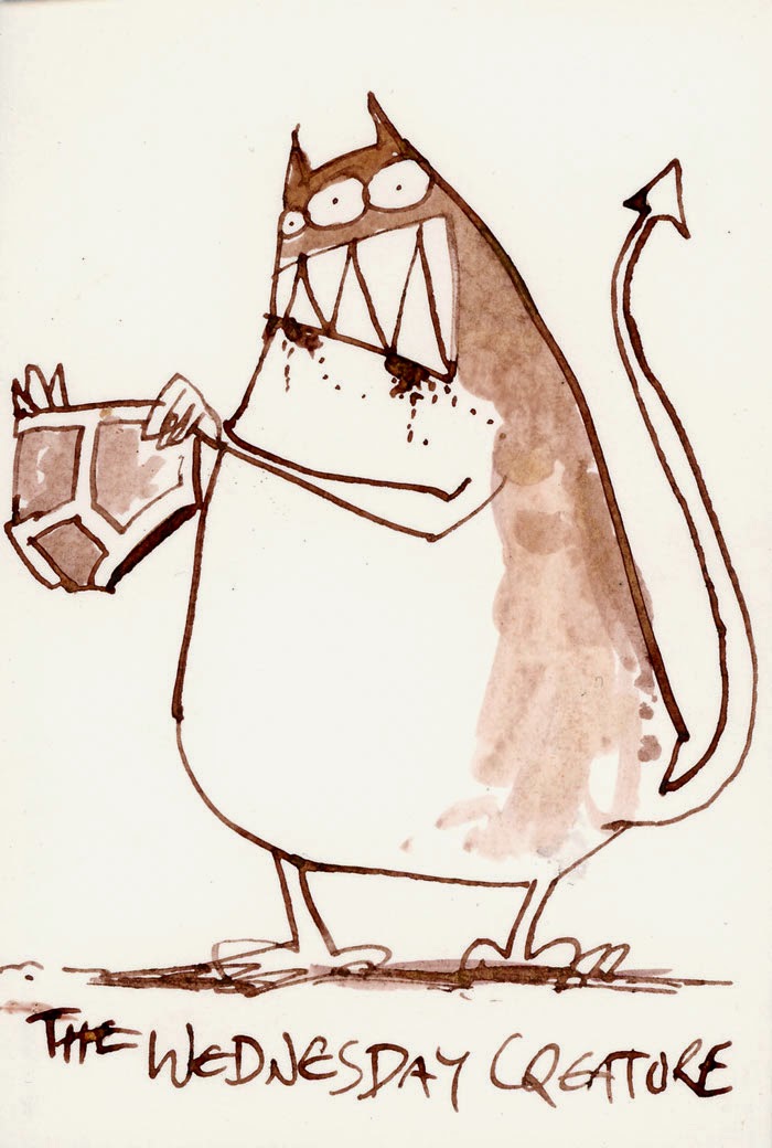 stevemaystuff: The Wednesday creature