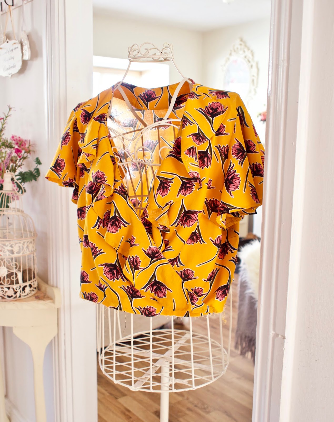 DIY wrap dress, Simplicity 8608 |AD - Dainty Dress Diaries