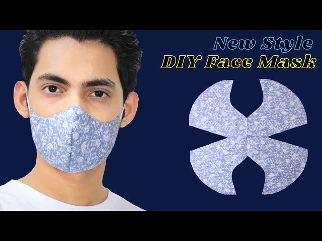 PARA HOMENS: Máscara de Proteção de tecido New Style Face Mask - Moldes ...