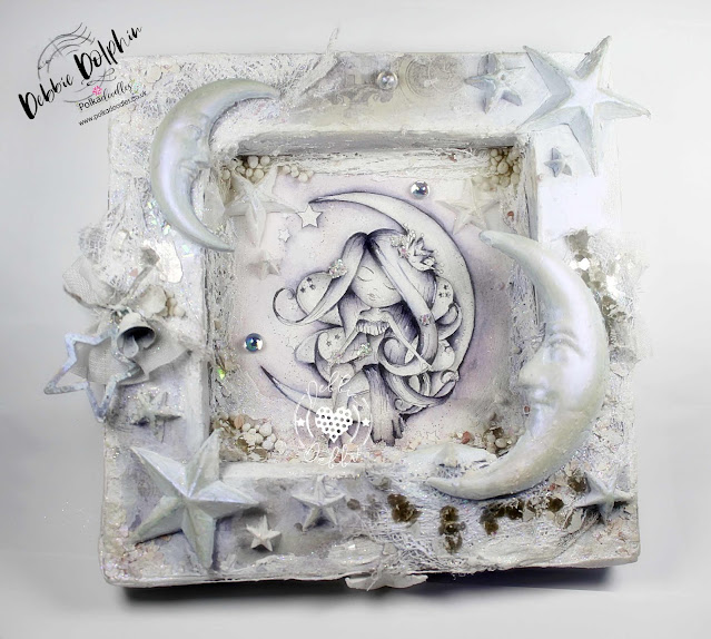 Debbie Dolphin: A Shadow Box using Serenity Moondust