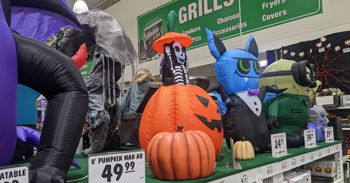 Menards Halloween is Up - August 2021