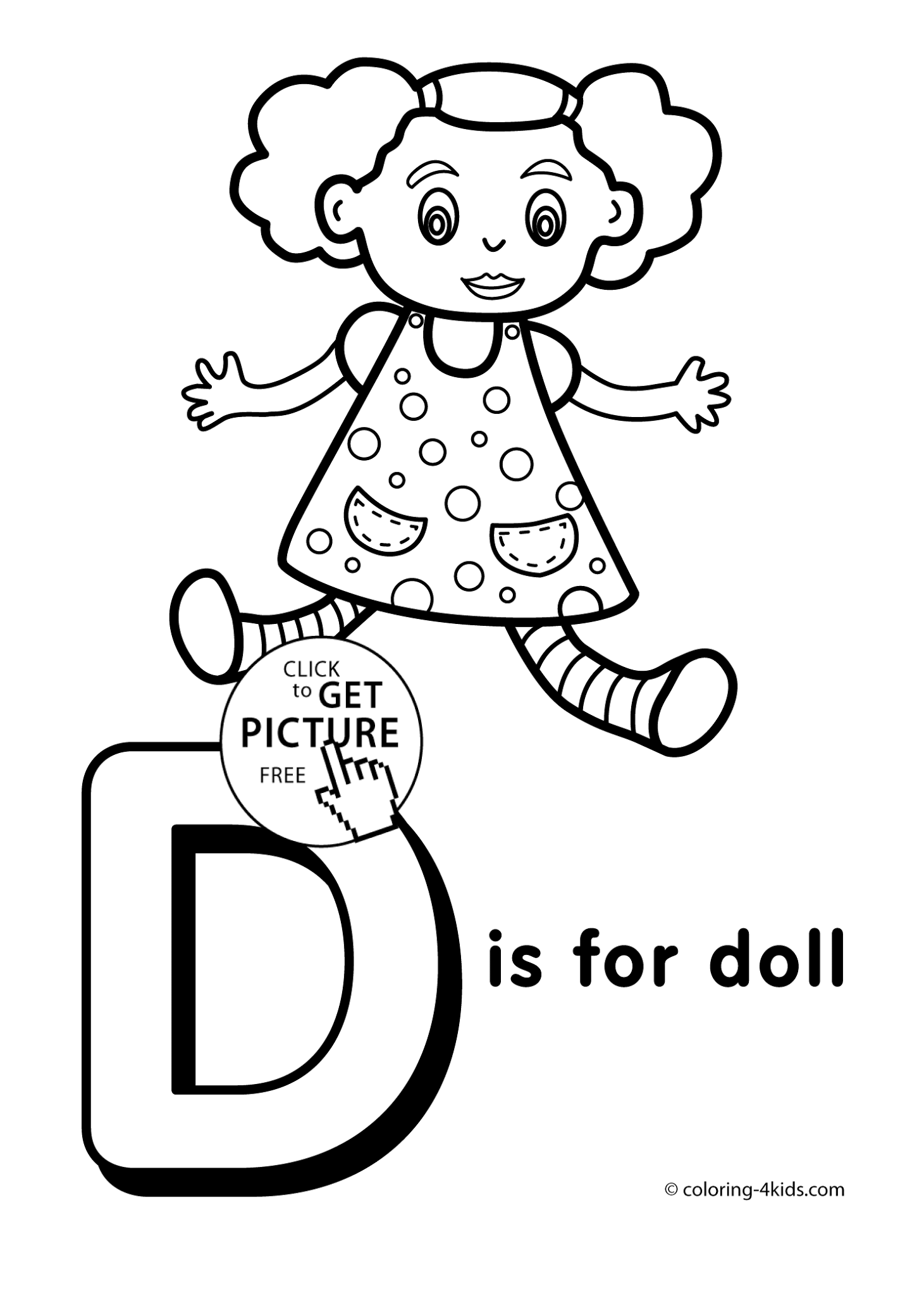 Letter D Coloring Pages ~ Coloring Print