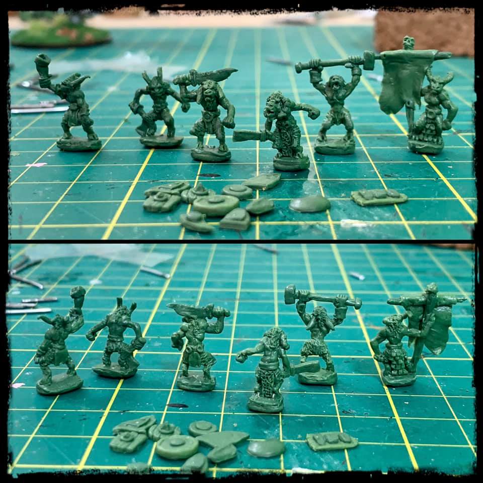 10mm Wargaming: Beastmen Interchangeable Shields from Lancer Miniatures