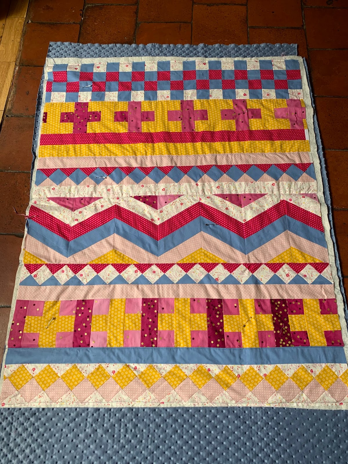 Yellingpig: Making a quilt sandwich