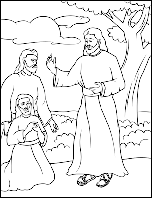 Jesus Disciples Coloring Page ~ Coloring Pages