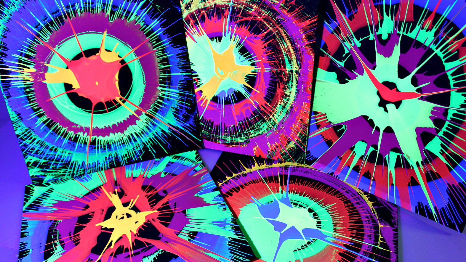 Mark Montano: Black Light Neon Spin Art DIY