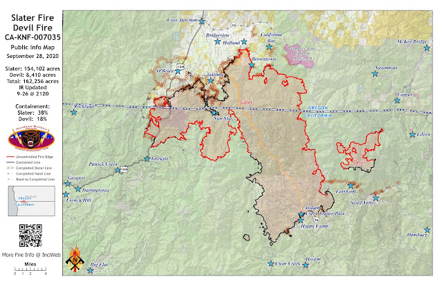 Southwest Oregon Wildfire Information Center: SLATER & DEVIL FIRE