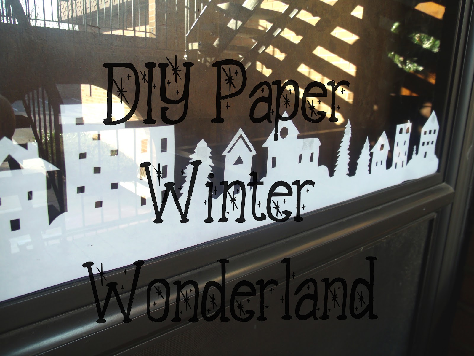 Sincerely, Sara | Style & Books: DIY: Paper Winter Wonderland