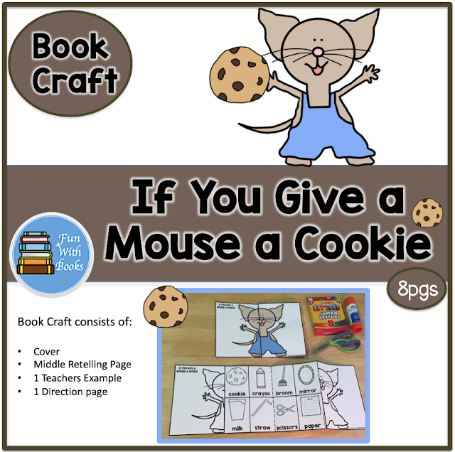 IF YOU GIVE A MOUSE A COOKIE BOOK CRAFT ~ Book Units by Lynn