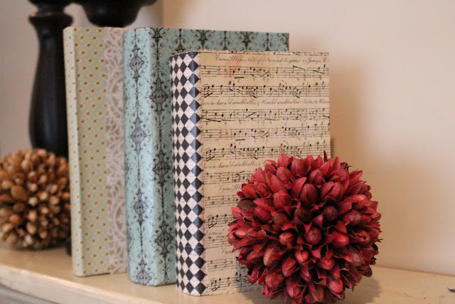 Mommy Vignettes: DIY Hardcover Book Decor