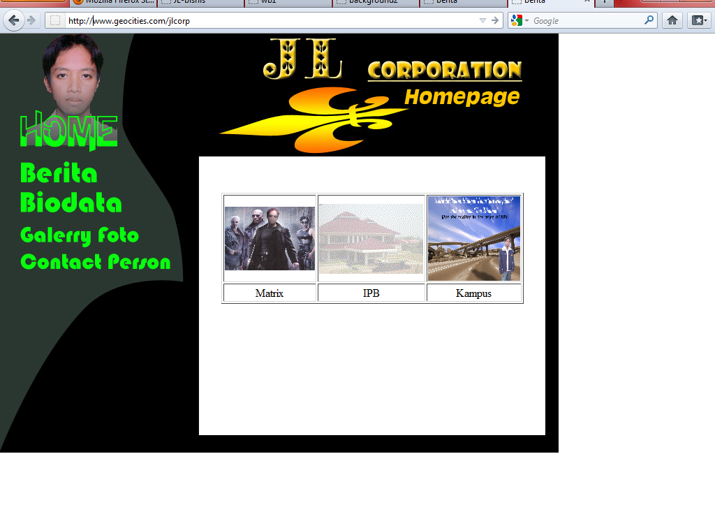 Kumpulan Contoh Web Design Sederhana ~ Marsandre Jatilaksono