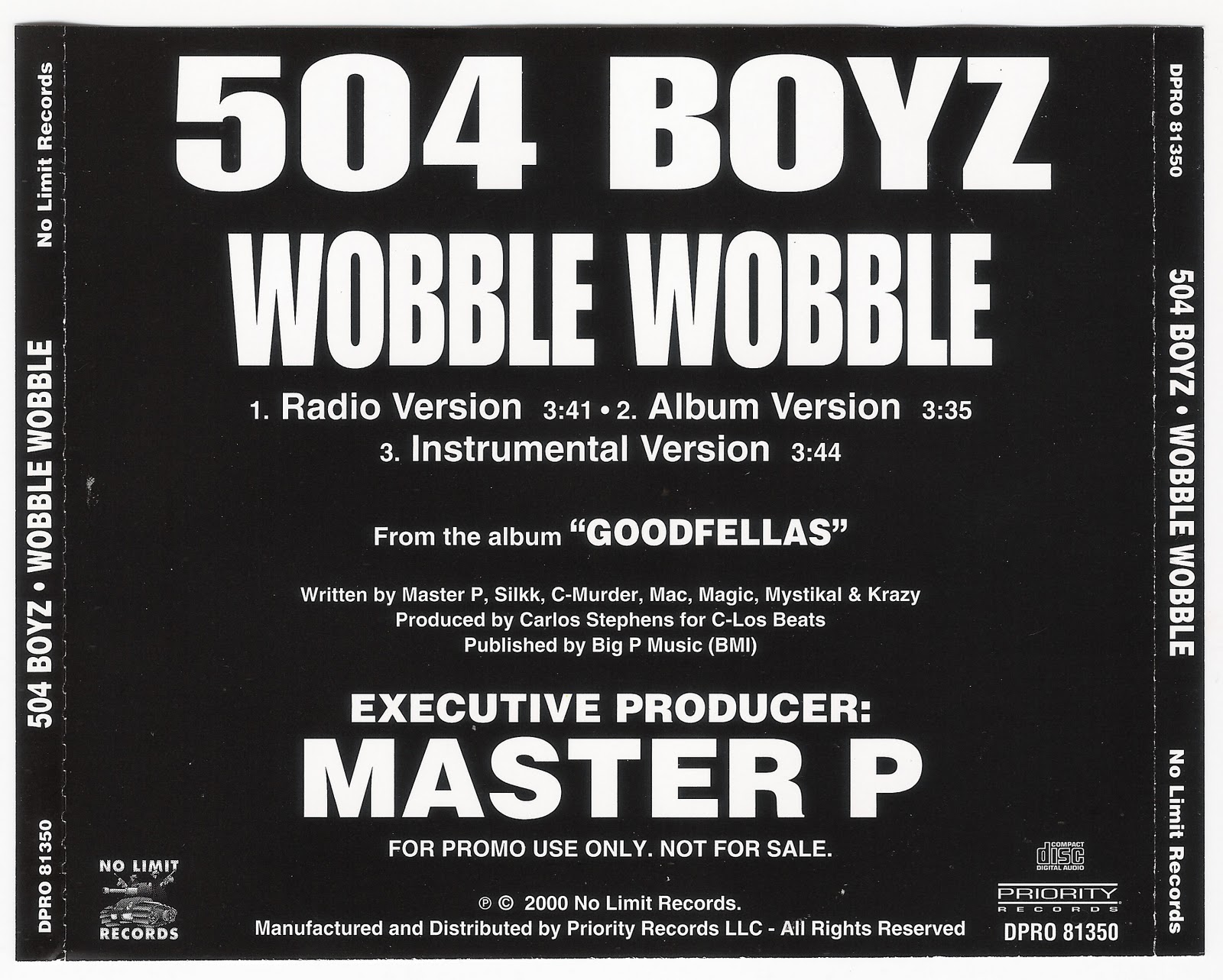 HeRBaN LyRiX: 504 BoYZ` "WoBBLe WoBBLe [PRoMo CD SiNGLe]"...