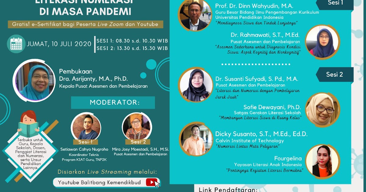 √ √ Kemendikbud Selenggarakan Webinar Asesmen dan Pembelajaran Literasi ...