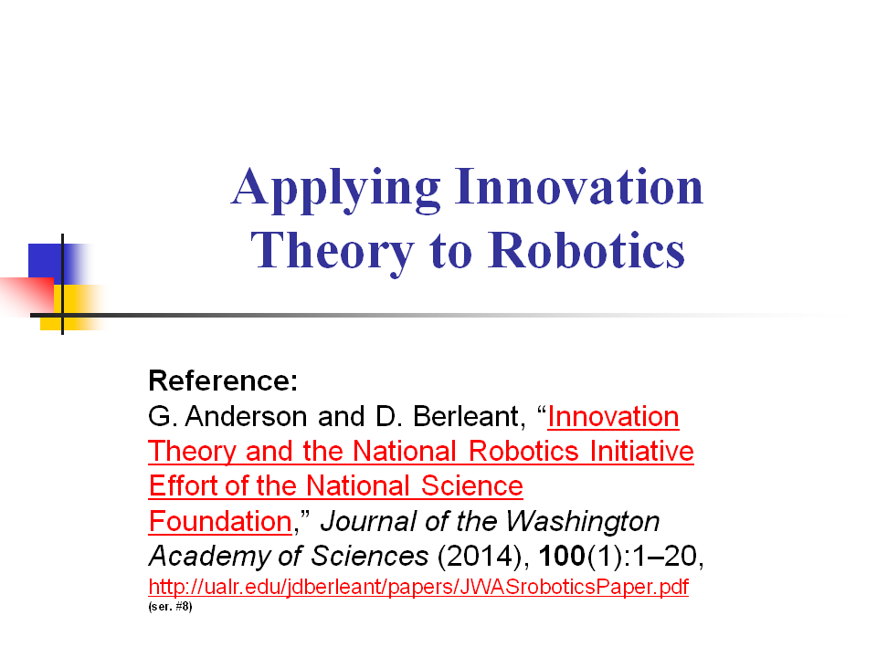 Information, Computing and the Future: Theories of Innovation and the ...