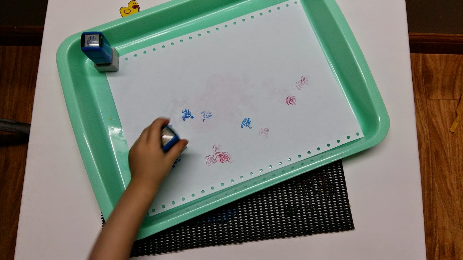 Montessori Mama in Saigon: Art activity trays for toddlers