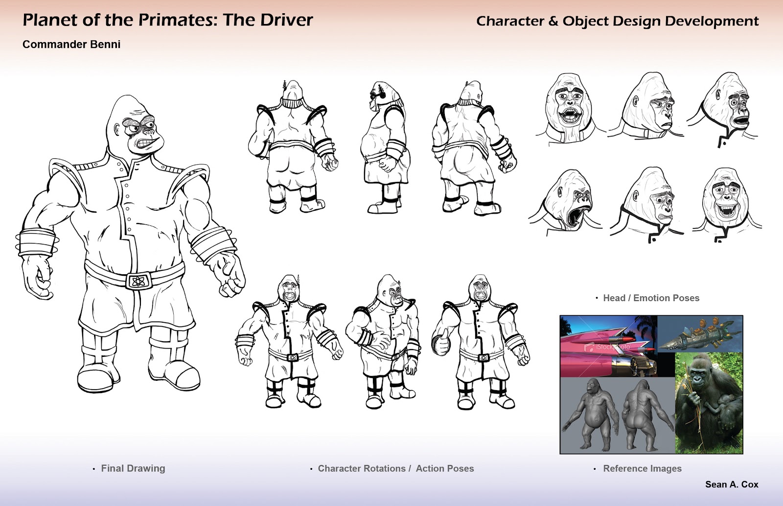 Sean A. Cox: Character & Object Design Part 1