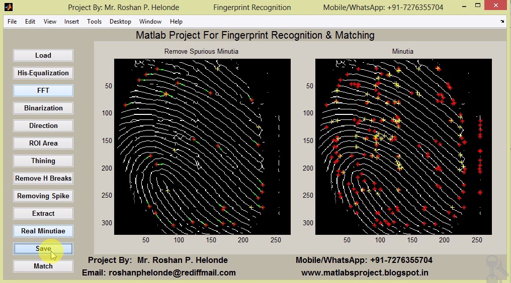 Finger Print Recognition and Matching Using Image Processing Matlab ...