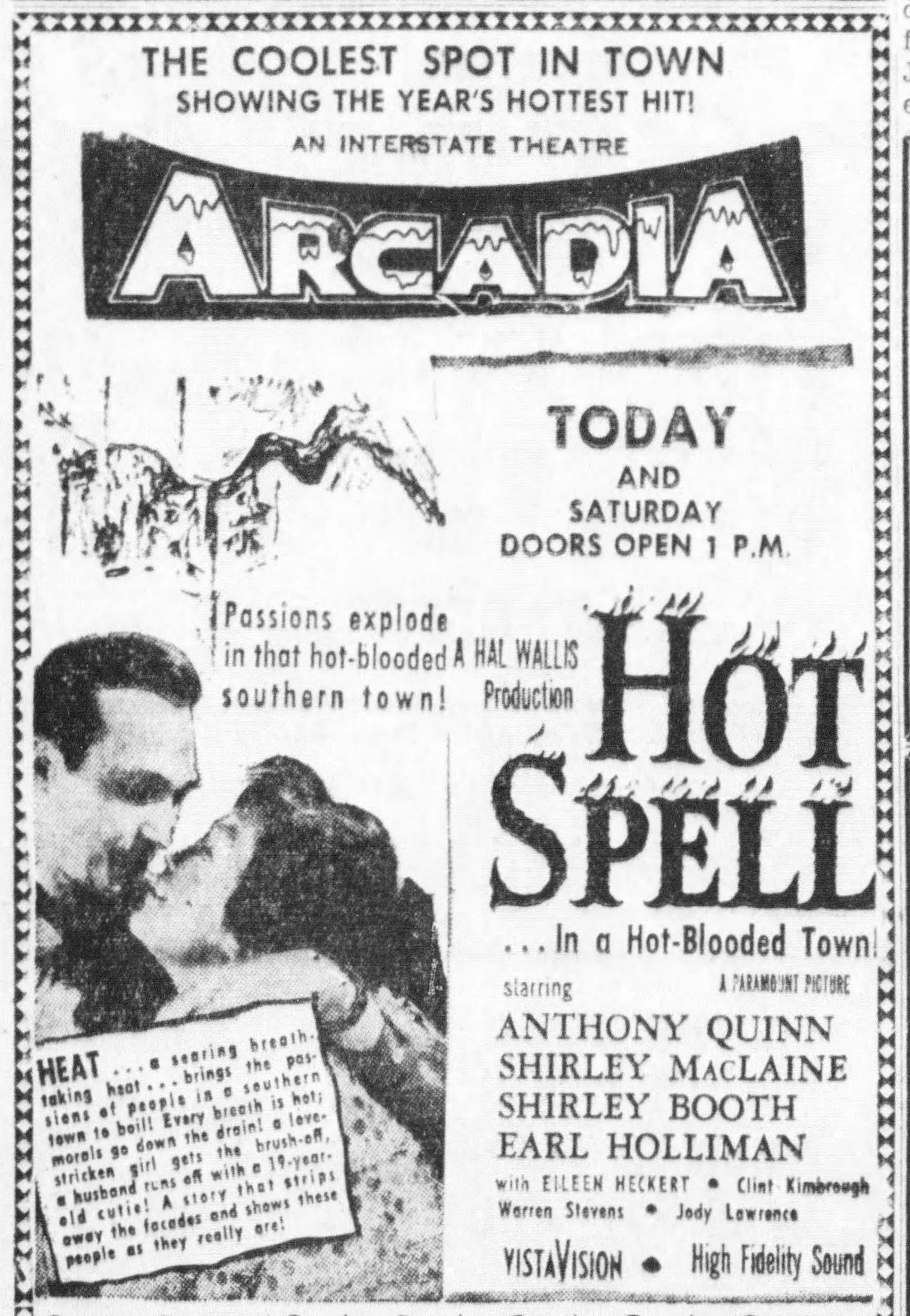 Happyotter: HOT SPELL (1958)