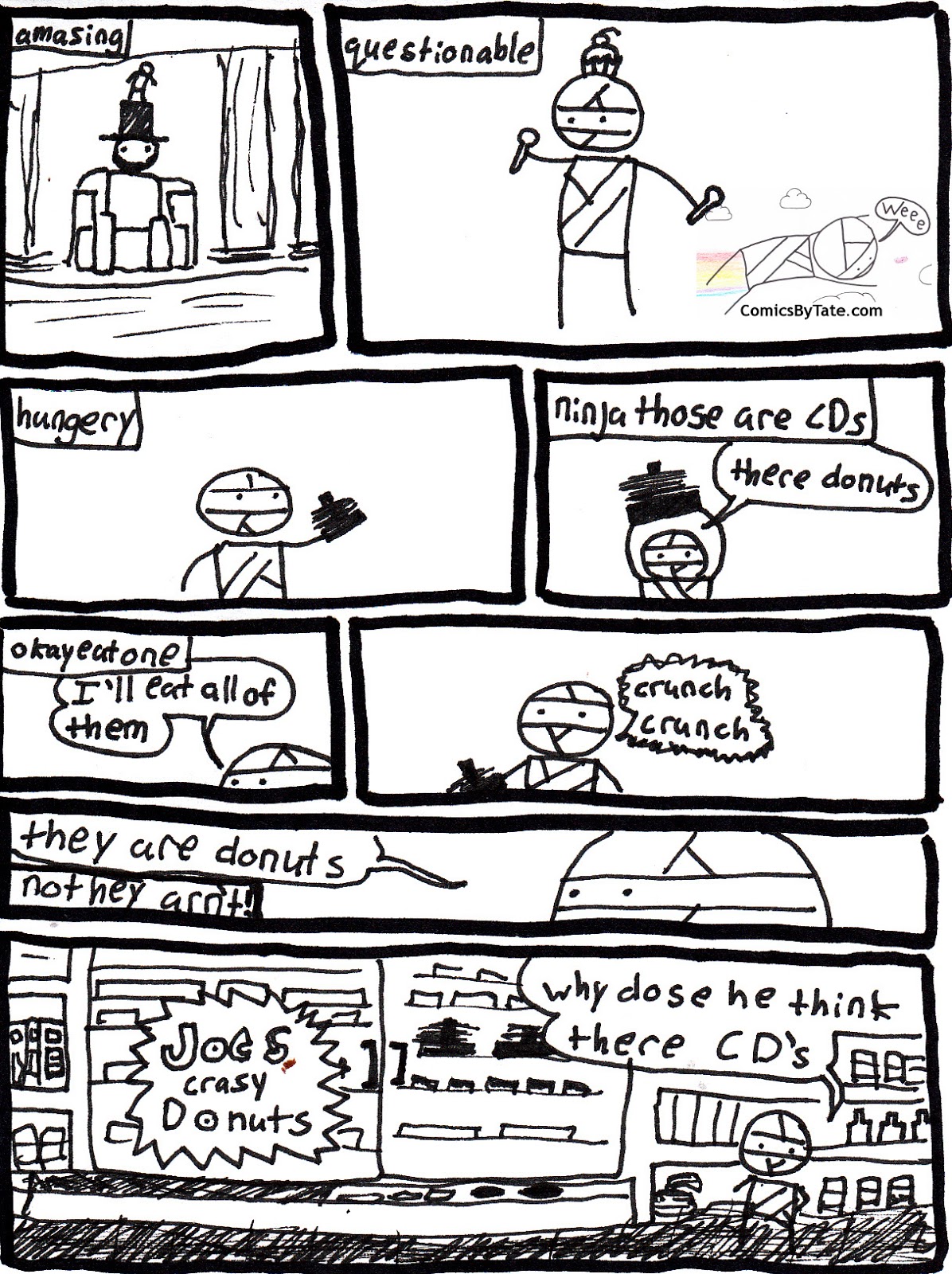 CDs Donuts Whats The Difference Tate s Comic Creations cds-donuts-whats-the-difference-tate-s-comic-creations