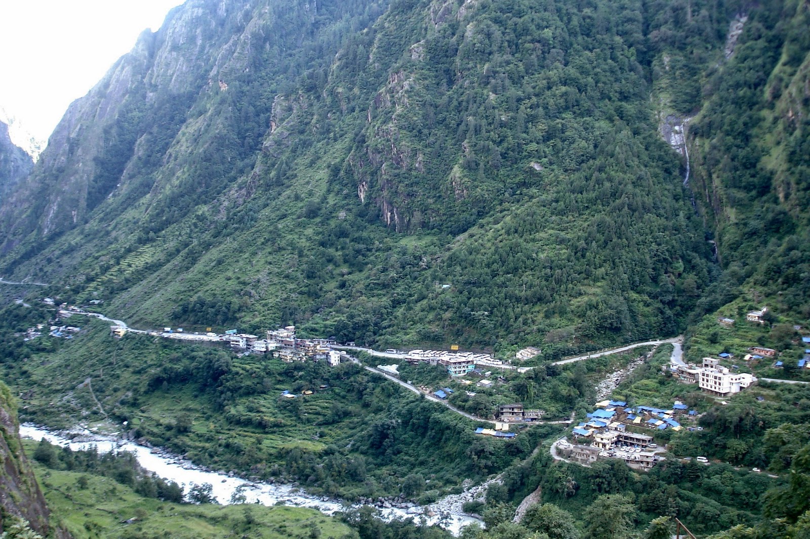 The Girl And Her Camera: Govindghat: At A Height's View