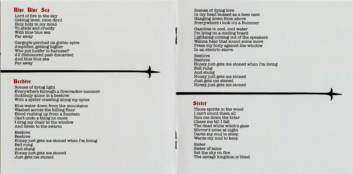 Encarte: Mark Lanegan Band - Gargoyle - Encartes Pop