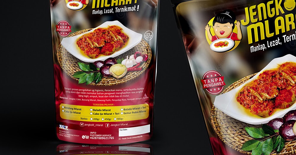 Logo Produk Makanan / Contoh Hasil Desain Logo Label Produk Bang Bos ...