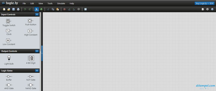 Simulasi Gerbang Logika dengan logic.ly - ditempel