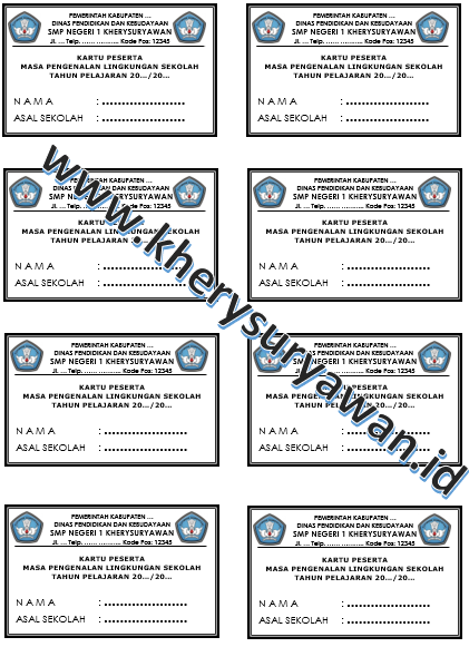 Contoh Id Card Anak Tk - 3 - Maybe you would like to learn more about ...