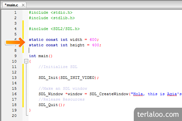 SDL 2.0 ~ Using the GUI library and access it with C - Terlaloo.com