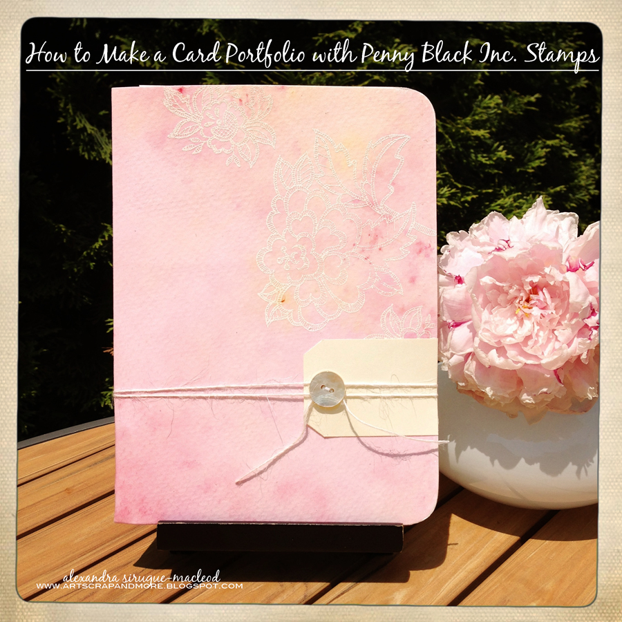 alexandra’s Sunday scrapbooking – How to Make a Card Portfolio | The ...