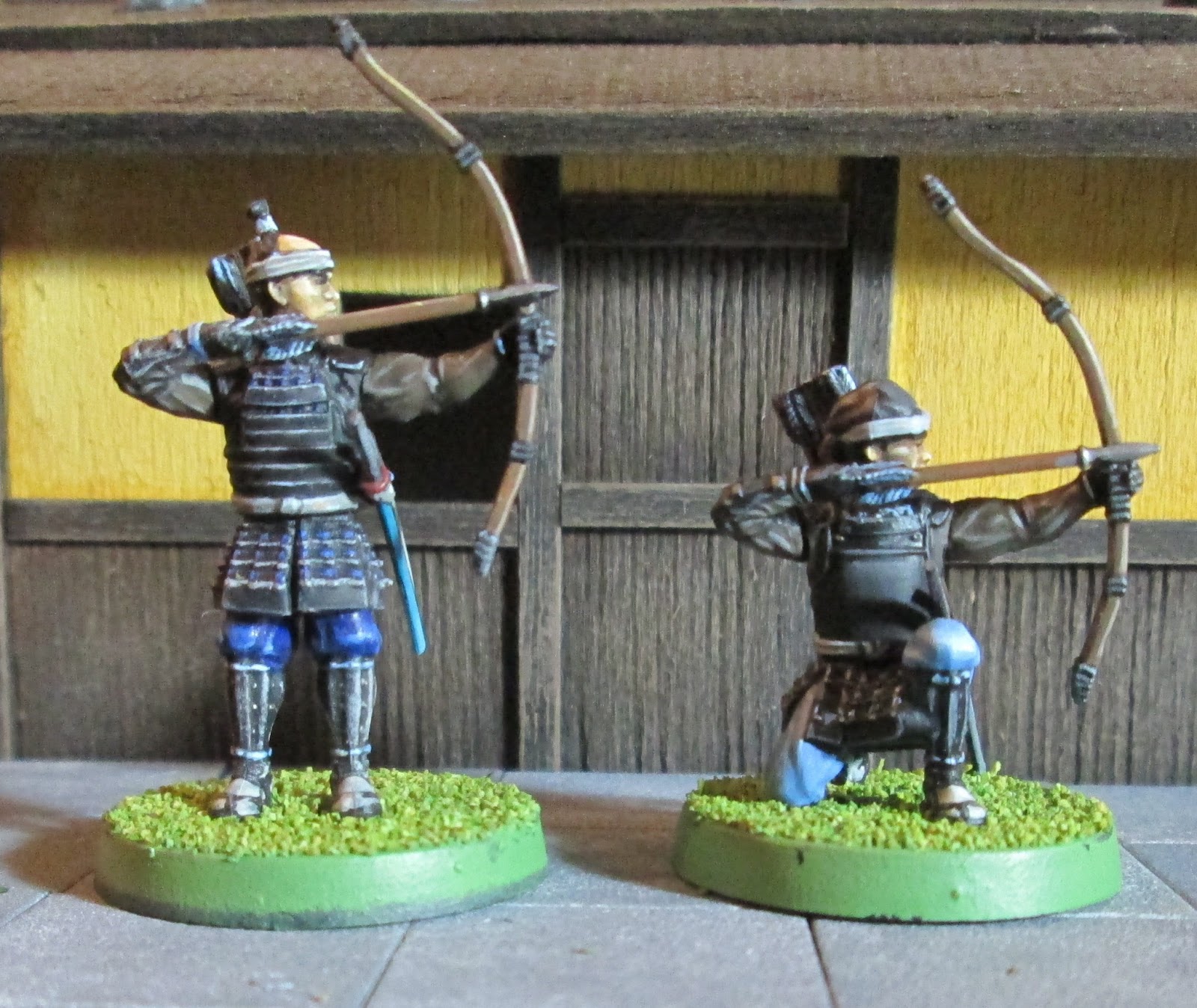 In space no one can hear you paint: Some painted Wargames Factory samurai