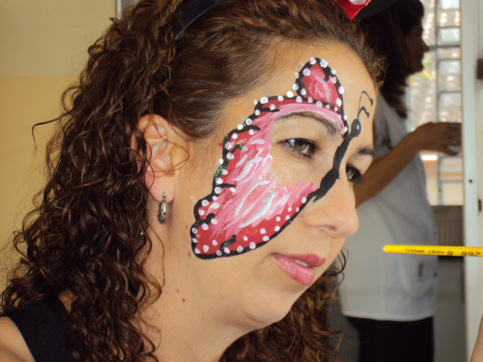 Lú Art Mania: Pintura no Rosto - Borboletas