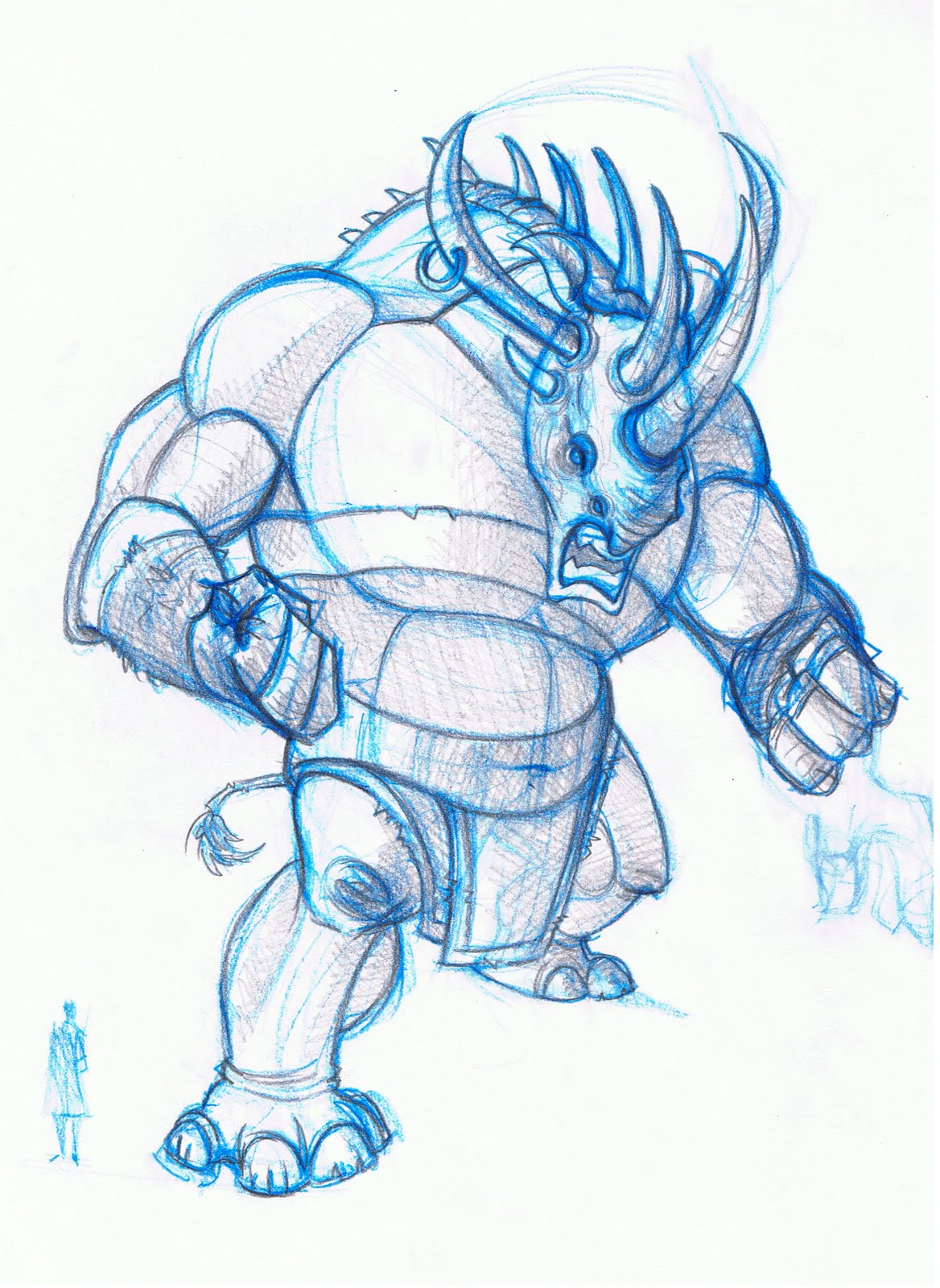 Concept art: Rhino Beast 2 sketch