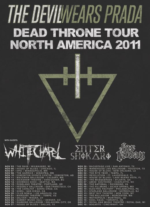 The Devil Wears Prada Dead Throne Tour! | NataliezWorld
